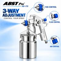 China ABST Pro AB-17S Siphon Feed Air Spray Gun 1000ml for Automotive and Industrial Painting for sale