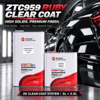 China Zuotong ZTC959 Ruby High Solid HS Clear Coat 2K Automotive Refinish Clearcoat Topcoat for sale