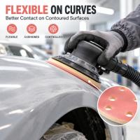 China OSLONG SF520 Soft Film Sponge Sanding Disc 150mm 6 Inch 17 Hole for Automotive Refinishing for sale