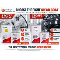 China ZUOTONG ZTC777 Fast Drying 2K Clear Coat 2:1 No Thinner Automotive Refinish Clearcoat for Bumper and Panel Spot Repair for sale