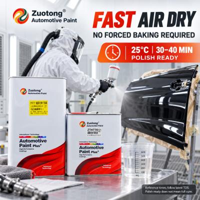 China ZUOTONG ZTC777 Automotive Clear Coat Hardener Kit 2K Gloss Car Refinish Varnish 2:1 Ambient Cure for Local Body Repair for sale