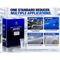 China City Star GCS-668B OEM Car Paint Thinner Standard Automotive Refinish Reducer for Compatible Epoxy Primer Wholesale Transportation Couting for sale