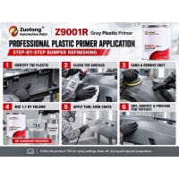 China ZUOTONG Z9001R Grey Automotive Plastic Primer 1K CPP Modified Acrylic for PP ABS Trim Refinishing No Hardener Required for sale