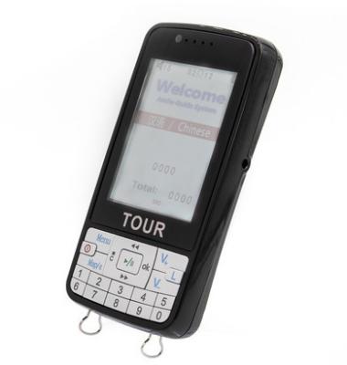 China 4G memory LCD screen automatic tour guide system wireless audio tour guide system for sale