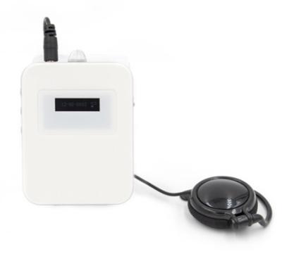 China white color Wireless Audio Tour Guide Systems with automatic function and high quality for sale