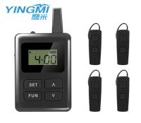 China Black Color Factory Reception Wireless Audio Guide System , Durable Audio Tour Guide Device for sale