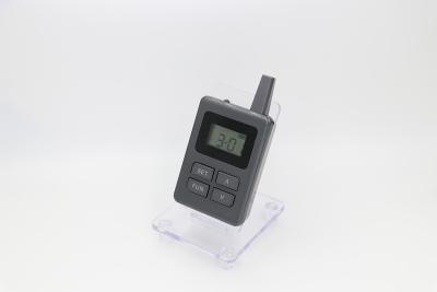 China Black Color Tour Guide Headset System With Bluetooth Receiver 69*26*12mm for sale