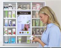 China Smart Digital Interactive Showcase Retail Displays Data Collection CE / Rohs for sale
