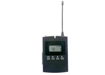 China Black Wireless Audio Tour Guide Systems 823MHz Long Transmission Distance for sale