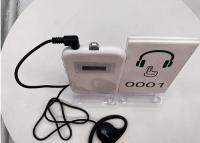 China Ear Hanging Audio Guide Equipment Automatic And Click Function for sale