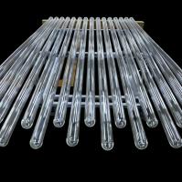 China High Purity 99.99% SiO₂ Quartz Tube Heat Resistance UV 185nm-2500nm Full Spectrum Transmission for sale