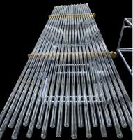 China High Purity 99.99% SiO₂ Quartz Tube Heat Resistance UV 185nm-2500nm Full Spectrum Transmission for sale