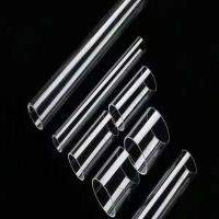 China High Purity 99.99% SiO₂ Quartz Tube Heat Resistance UV 185nm-2500nm Full Spectrum Transmission for sale