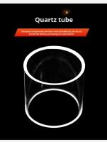 China Full Specification Customized Quartz Tube High Purity Transparent Polished Glass Tubing for sale