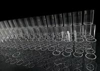 China Full Specification Customized Quartz Tube High Purity Transparent Polished Glass Tubing for sale