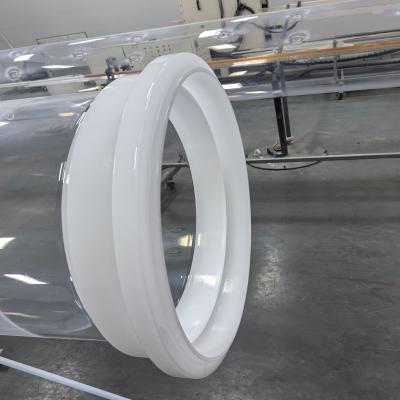 China Oxidized Quartz Furnace Tube Large Diameter High Purity Customized Transparent Glass Tubing for sale