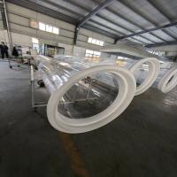 China Oxidized Quartz Furnace Tube Large Diameter High Purity Customized Transparent Glass Tubing for sale