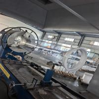 China Twin Tube Clear Quartz Furnace Tube with Flange Exhaust Pipe Welding Polished Surface for sale