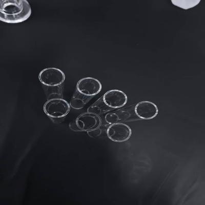 China Ozone Free Quartz Tube Polished Transparent Customizable High Purity Clear Glass Tubing for sale