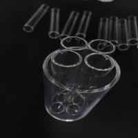 China Ozone Free Quartz Tube Polished Transparent Customizable High Purity Clear Glass Tubing for sale