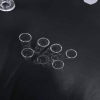 China Custom Clear Quartz Pipe Grinded Surface 2cm Outside Diameter Ozone Free Bending Welding Cutting for sale