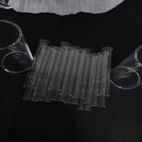 China Custom Clear Quartz Pipe Grinded Surface 2cm Outside Diameter Ozone Free Bending Welding Cutting for sale