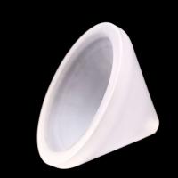 China 99.95% Pure SiO2 Frosted Quartz Cone Heat Resistant For Chemical Industry for sale
