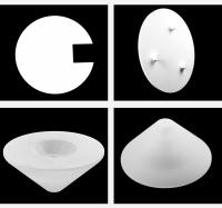 China High Temperature Frosted Quartz Cones for Semiconductor Customized for sale