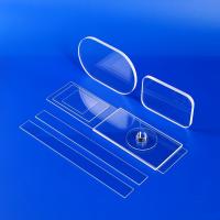 China Custom Quartz Glass Round Clear Quartz Plate Quartz Window Wafer Plate for sale