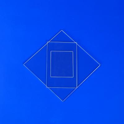 China Custom Optical High Transmittance Quartz Glass Window Plate Fused Silica for sale