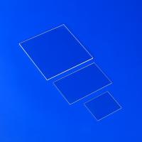 China High Purity Heat Resistant Quartz Glass Plate Square Glass Disc Fused Silica Polished Optical Grade for sale