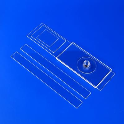 China High Temperature Optical Fused Silica Quartz Plate Transparent UV Quartz Glass Sheet for sale
