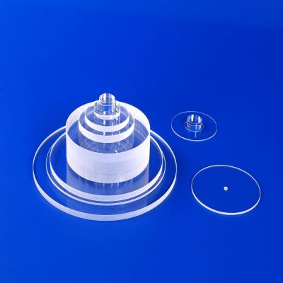 China Custom Transparent Silica Fused Quartz Glass Plates Quartz Sheet for sale