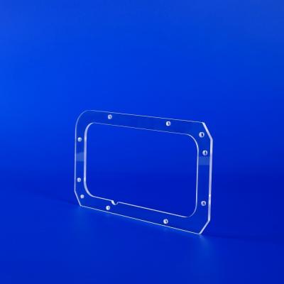 China Customized Clear Quartz Glass Plate UV Heat Resistance Welding Cutting Fused Silica Substrate for sale