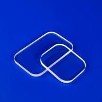 China Various Sizes Clear Quartz Glass Substrate High Temperature Fused Silica Welding Cutting for sale