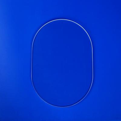 China Customized Heat Resistance Polished Transparent Fused Quartz Plate Long Strip Shape Thin Glass for sale
