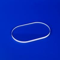 China Customized Heat Resistance Polished Transparent Fused Quartz Plate Long Strip Shape Thin Glass for sale
