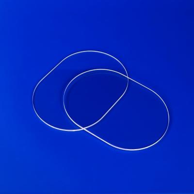 China UV Optical Transparent Thin Quartz Glass Plate Quartz Crystal Plate for sale