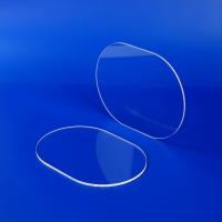 China UV Optical Transparent Thin Quartz Glass Plate Quartz Crystal Plate for sale