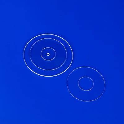 China Square Fused Silica Quartz Glass Plates Custom High Transmittance for sale