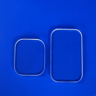 China High Temperature Resistant Quartz Glass Substrate Plate Quartz Slide for sale