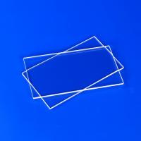 China High Temperature Resistant Quartz Glass Substrate Plate Quartz Slide for sale