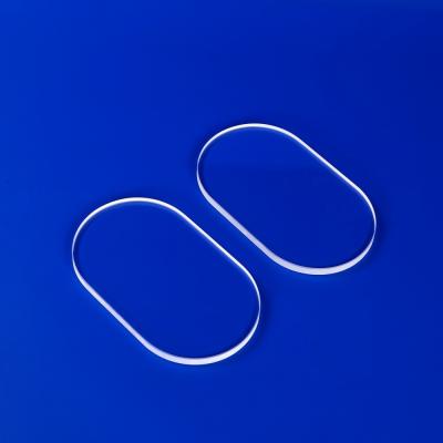 China High Purity Fused Silica Disc Clear Quartz Glass Plate Quartz Glass Sheet for Cutting and Welding for sale
