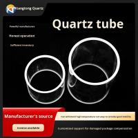 China Transparent Quartz Glass Tube High Transmittance Large Caliber Thermal Resistant for Chemical Laboratory for sale