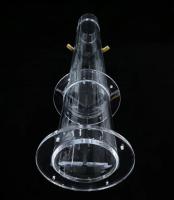 China Transparent Furnace Tubes Quartz Tube Flange Customized Corrosion Resistant for sale