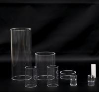 China Large Caliber Clear Quartz Glass Test Tubes High Purity Customized Quartz Tubing for sale