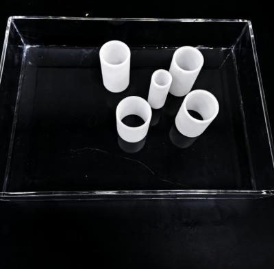 China Wear Resistant Frosted Milky White Quartz Tube Premium Customized High Purity Glass Tubing for sale