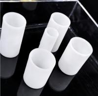 China Wear Resistant Frosted Milky White Quartz Tube Premium Customized High Purity Glass Tubing for sale
