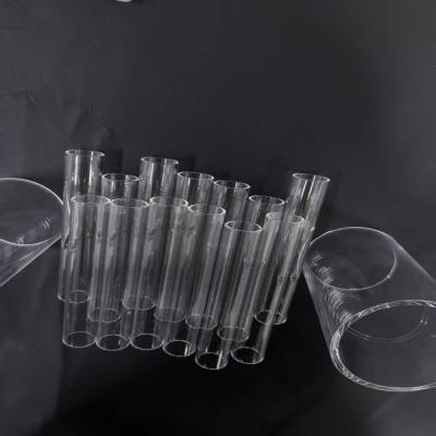 China Transparent Polished Quartz Tube Ozone Free Customizable High Purity Clear Glass Tubing for sale