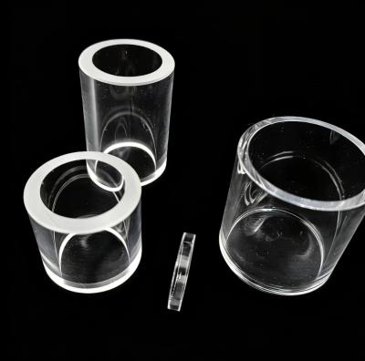 China High Temperature Resistance Quartz Glass Tube Customized Transparent Polished Clear Tubing for sale